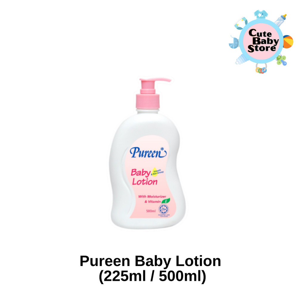 Pureen Baby Lotion with Moisturizers & Vitamin E (125ml / 225ml / 500ml ...