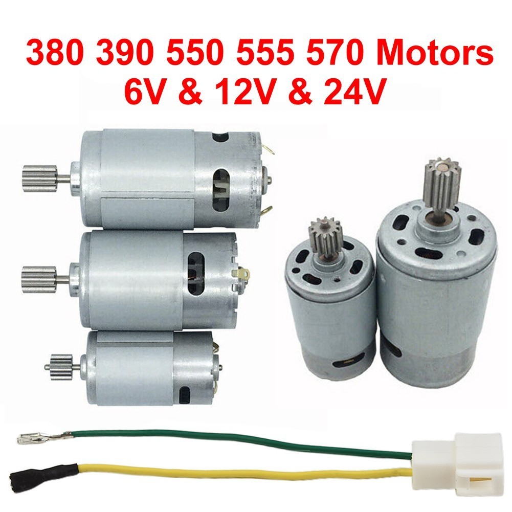 [LLMA]Motors for Kids Electric Car 550 RS390 RS380 12V 6V DL555 24V 10 ...