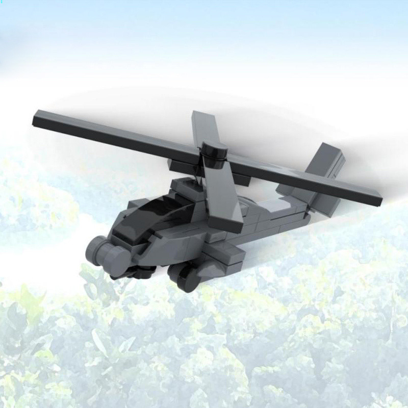 Airplane Assembled Toys oc Building Blocks Compatible Black Hawk ...