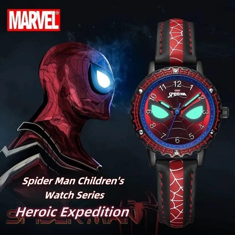 For kids boy Marvel Spider Man Cartoon WatchNew Creative High Quality ...