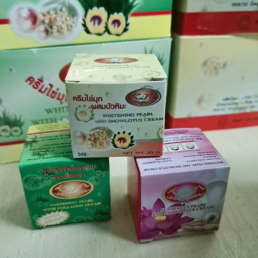 kim whitening pearl snow lotus thailand kim collagen cream kim ...