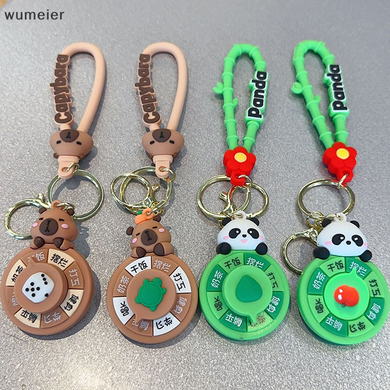 wumeier 1PC PVC Simulation Capybara Rodent Pendant Capybara Spinning ...