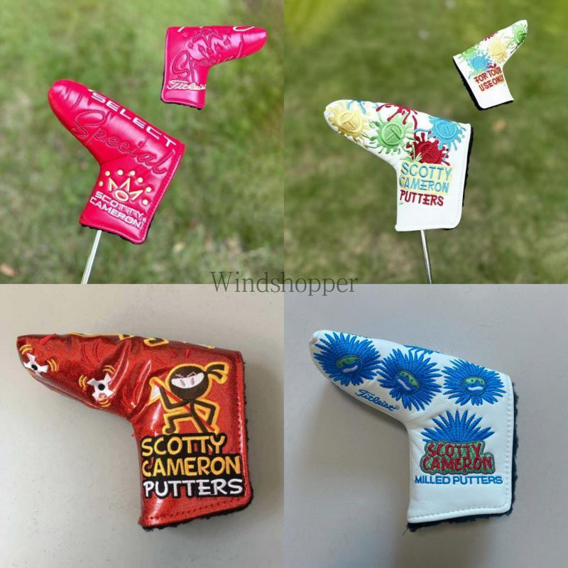 Tit Branded Golf Club Blade Putter Headcover T Crown Super Rats Special ...