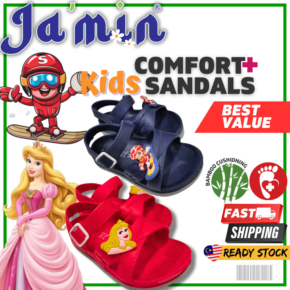 Cartoon⭐ Anti Slip Soft Platform Sandals Boy Girl KIDS READY STOCK ...