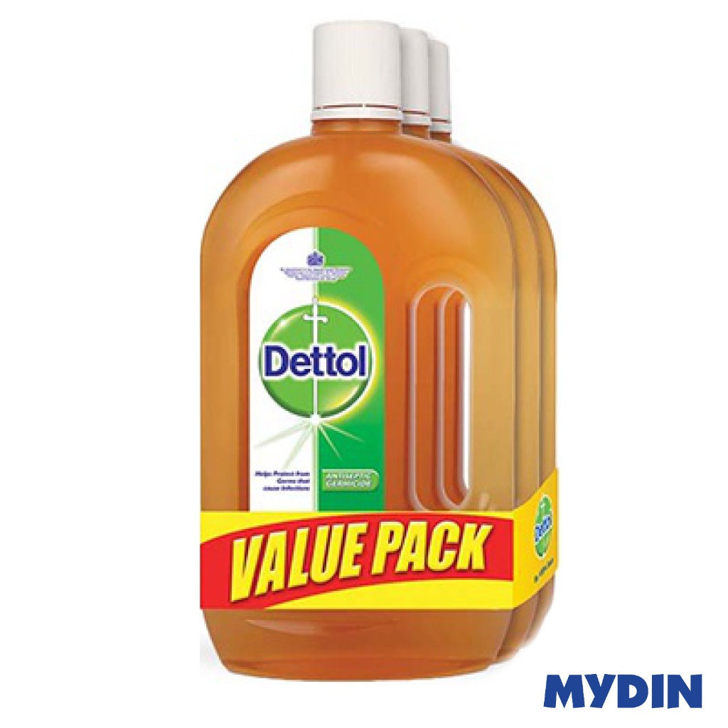 Dettol Antiseptic Liquid Value Pack (3 x 750ml) | Shopee Malaysia