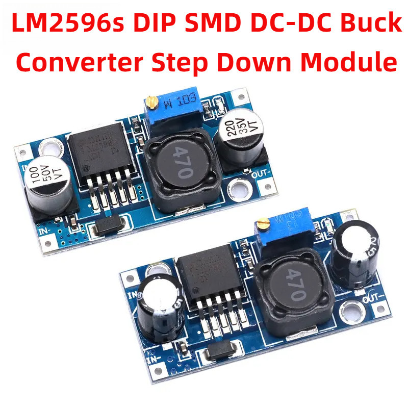 1/5/10/20pcs LM2596s DIP SMD DC-DC Buck Converter Step Down Module 24V 12V 5V 3V 3A LM2596 Power ...