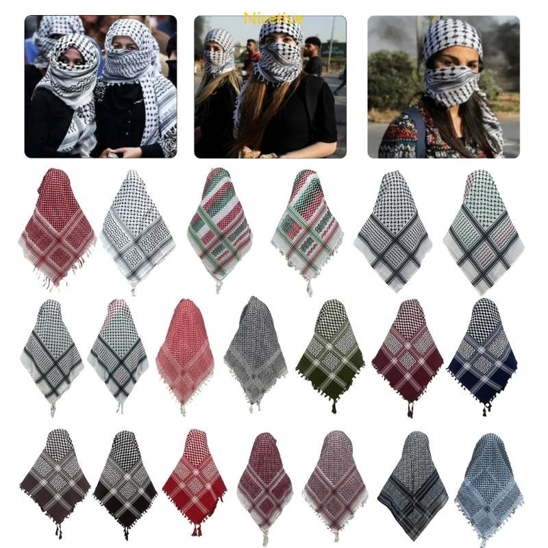 NICE Desert Shemagh Scarf Absorb Arab Headscarf Unisex Keffiyeh Bandana ...