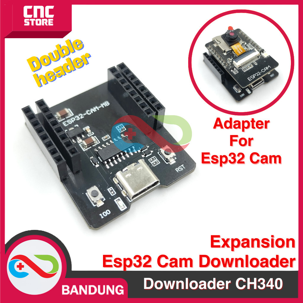 ESP32 CAM PROGRAMMER CH340G OV2640 DEVELOPMENT BOARD TYPE C | Shopee Malaysia