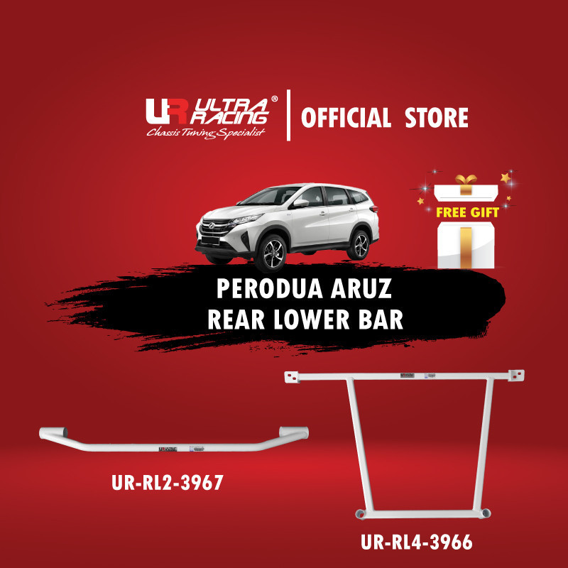 Ultra Racing | Perodua Aruz 1.5 '19 - Rear Lower Bar | Shopee Malaysia