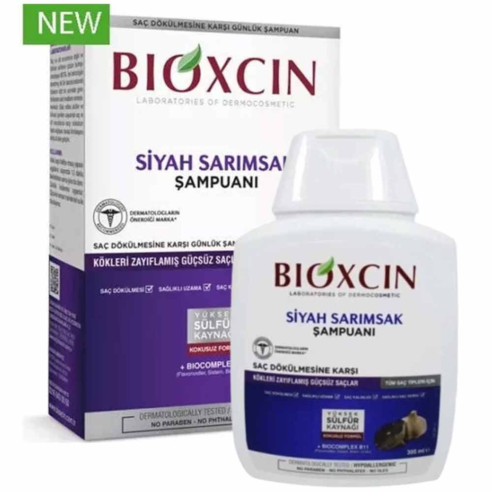 Bioxcin black garlic anti-hair Turkey imported black garlic anti ...