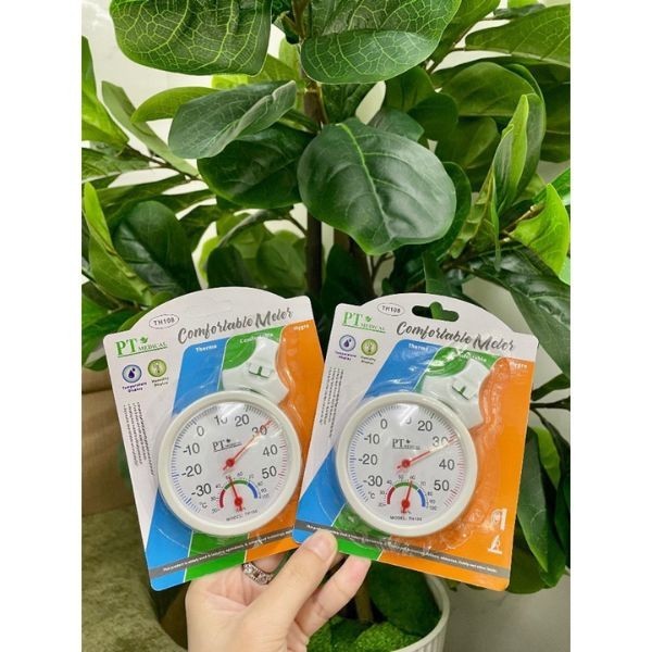[Genuine] Pt Hygrometer, Plastic/Stainless Steel Round Rim Design ...
