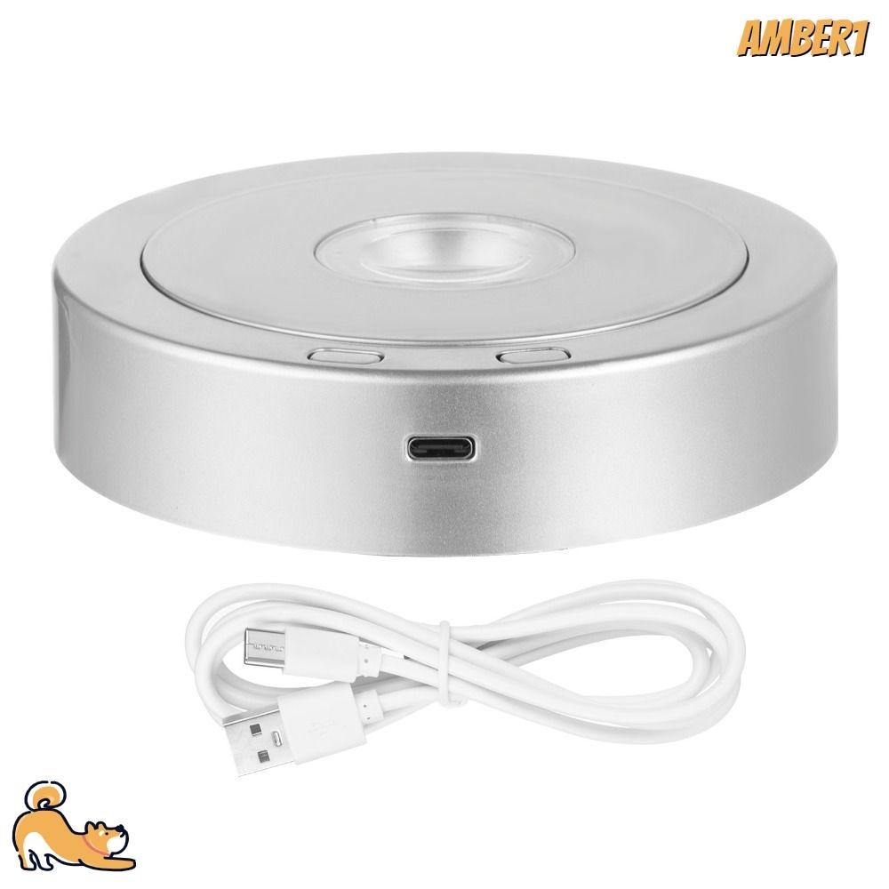 AMBER1 Led Rotating Display Stand Electric Turntable Clockwise Turnable ...