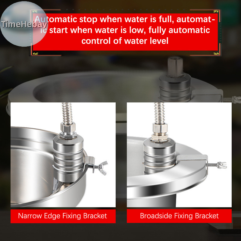 TimeHebay 304 Stainless Steel Fully Automatic Water Level Control Float ...