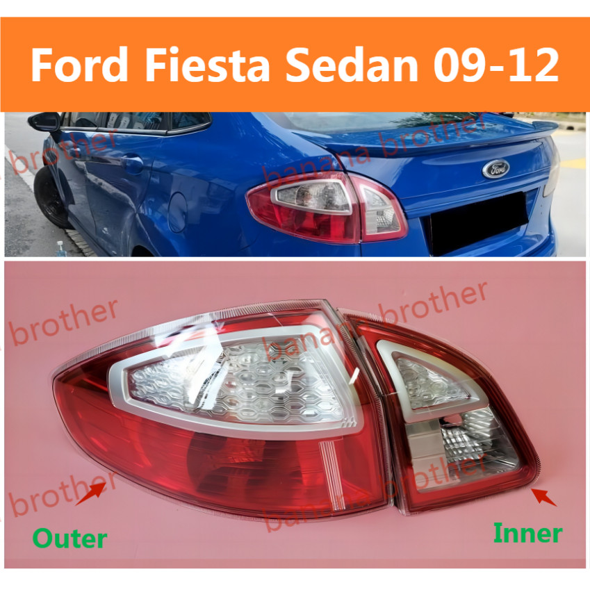 Ford Fiesta tail lamp Fiesta Sedan tail light 2009-2012 Tail Lamp Rear ...