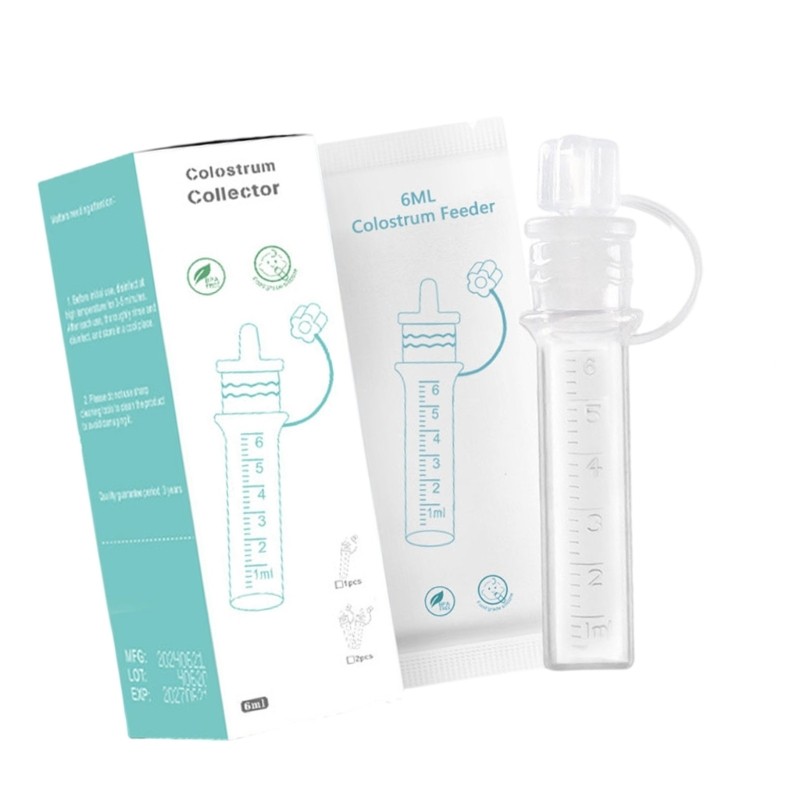 Sha 2PCS Colostrum Collector Breast Feeding Milk Collection Tube ...