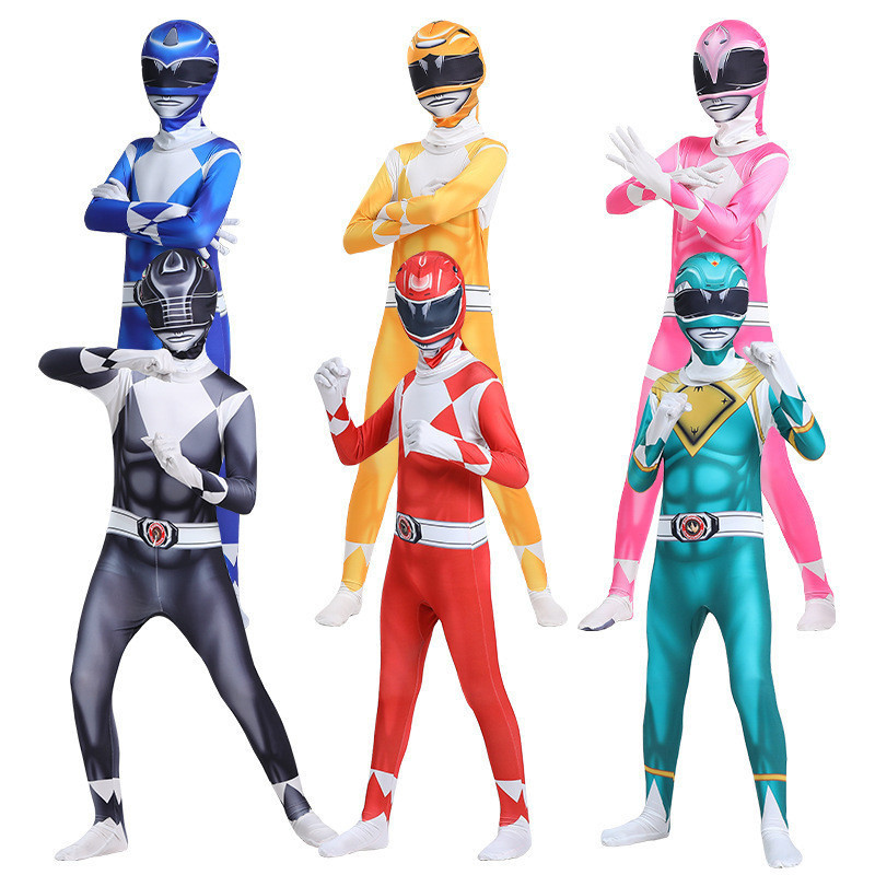 Adult Power Rangers superhero power Samurai Sentai Shinkenger Rangers ...