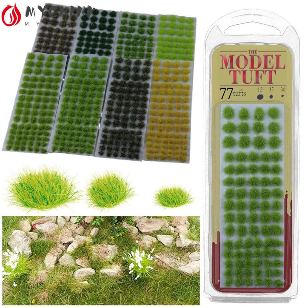 CHINK 77PCS Grass Tufts Toy Miniature Plant Modeling Materials ...