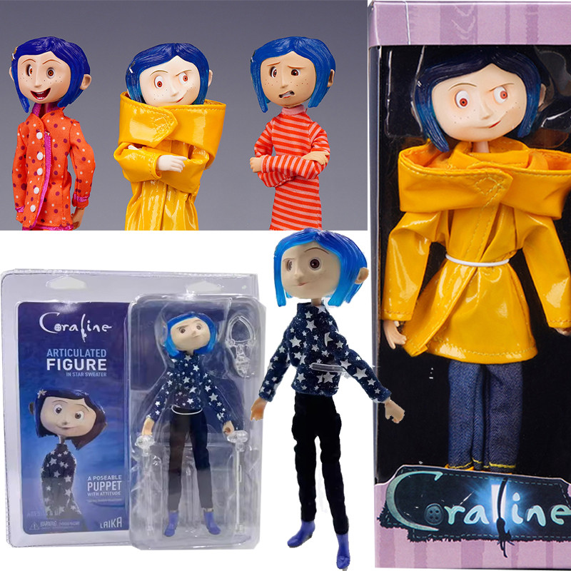 NECA Coraline & The Secret Door Action Figure Coraline Model Toys Doll ...