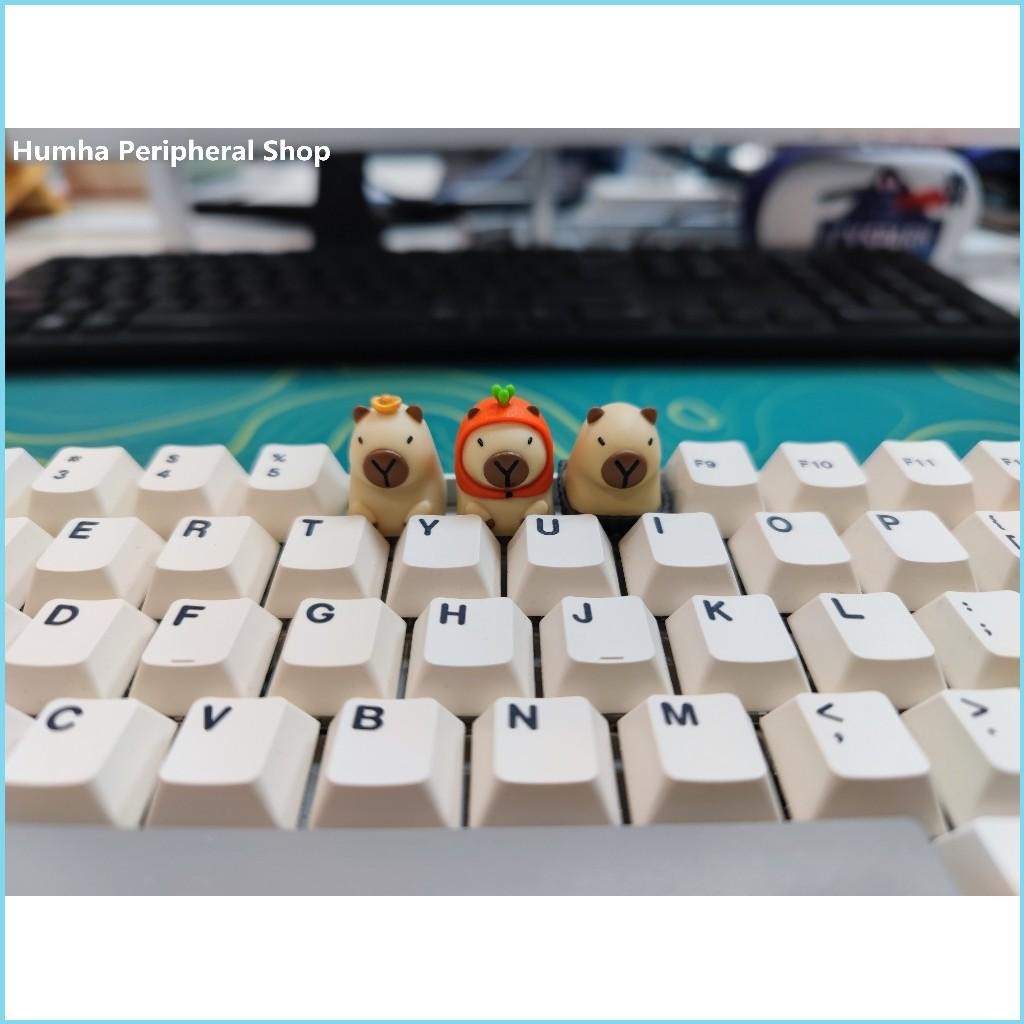 RUN CAPIBARA keycaps handmade resin keycaps mechanical keyboard keycaps keycaps customized ...