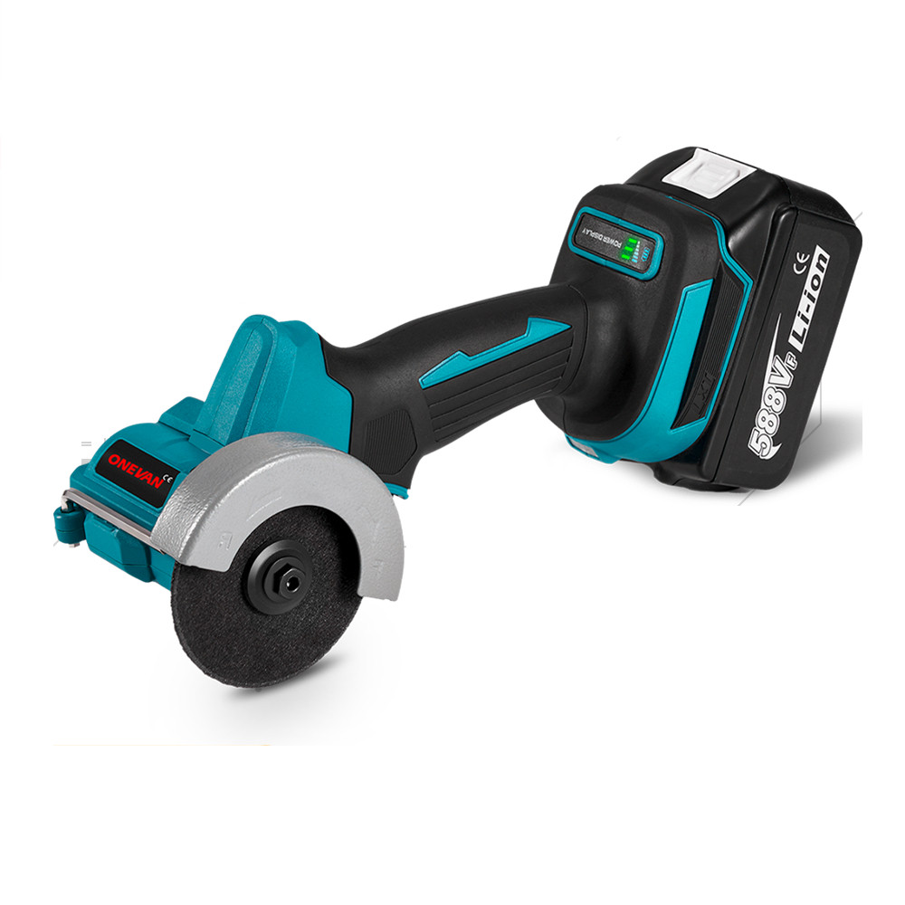 76mm Brushless Speed Variable Angle Grinder Cordless Portable Electric ...