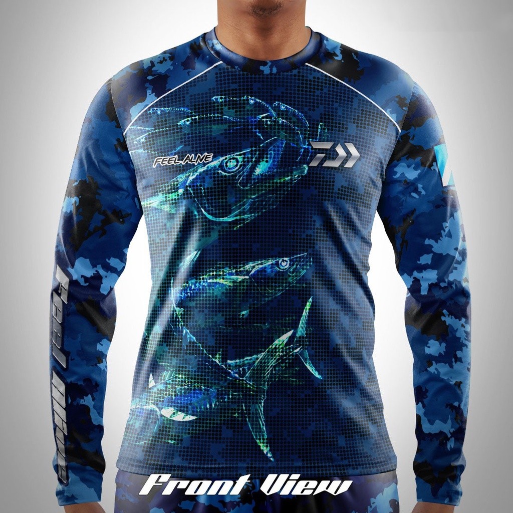 BAJU PANCING LENGAN PANJANG(FISHING TSHIRT CAMO EDITION FISHING SPORT ...