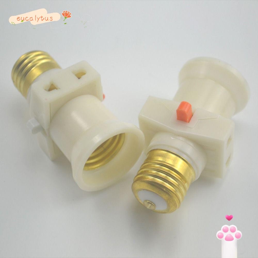 EU-FASHION LED Base, E27 ABS E27 Bulb Socket, Durable 6A 250V White Conversion for Lamp ...