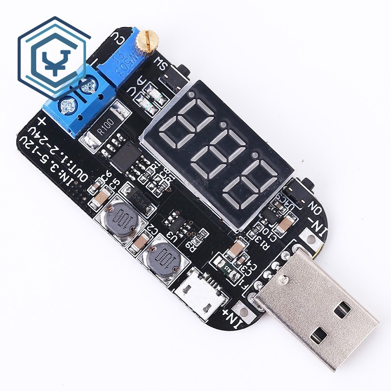 DC-DC Boost/buck Power Module 5V To 3.3V 9V 12V 18V 24V Regulator USB ...