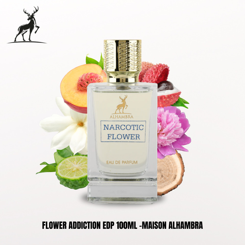 FLOWER ADDICTION EDP 100ML –MAISON ALHAMBRA (gift package) (NTC old ...
