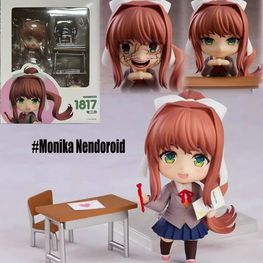 Action Figure Monika Nendoroid Doki Doki Literature Club 1817 Model ...