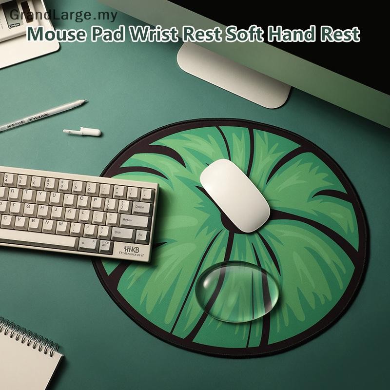 GrandLarge.my Transparent Teardrop Mouse Pad Wrist Guard Non Slip ...