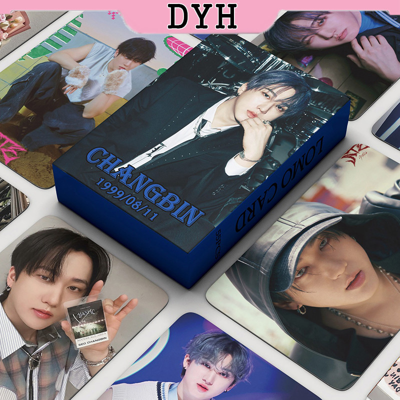 55pcs/box Stray Kids ChangBin Photocards ATE Album KPOP LOMO Card ...