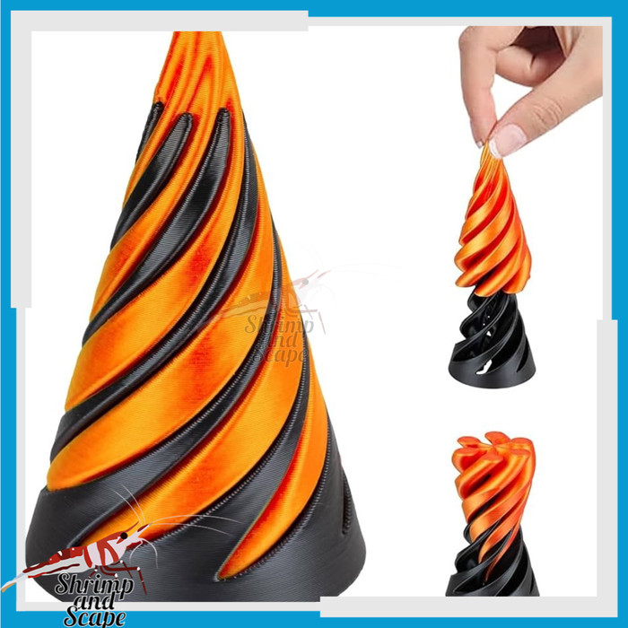 Spiral Fidget Toy Impossible Volkano Volcano Illusion Rotating Table ...