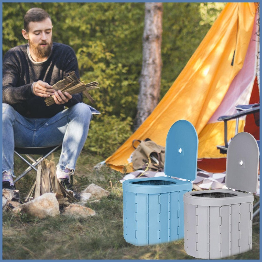 Portable Folding Toilet Lightweight Portable Restroom Portable Car ...
