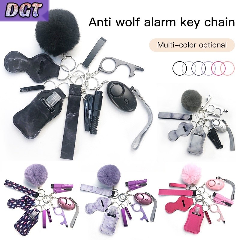 DGT Self Defense Keychain Set for Women and Kids Safety Keychain ...