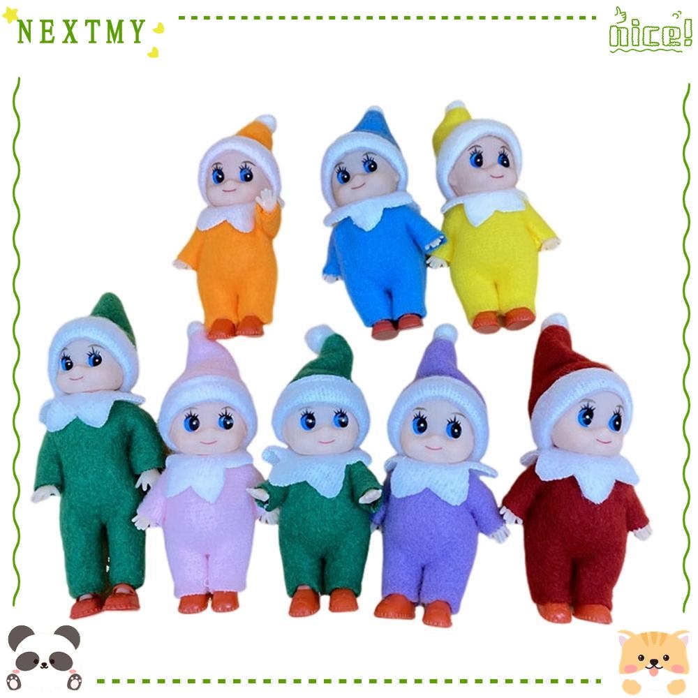 NEXTMY 2024 Merry Christmas Elf Dolls, Small Noel Happy Year Christmas ...