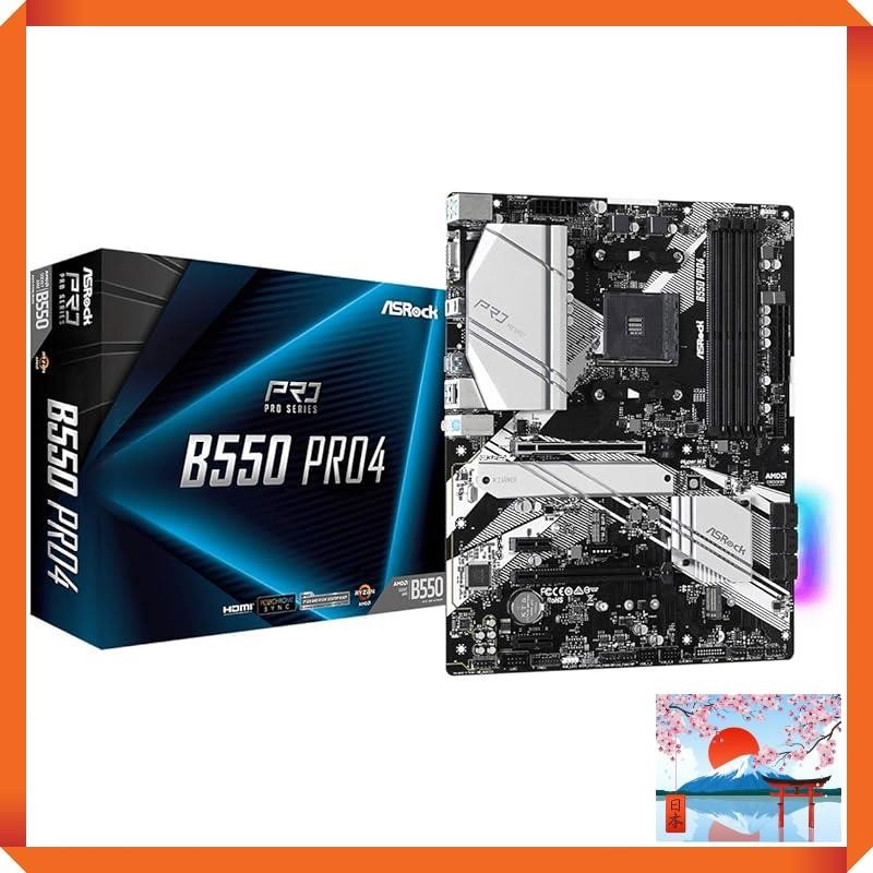 ASRock AMD Ryzen 5000 series (Socket AM4) compatible B550 chipset ATX ...