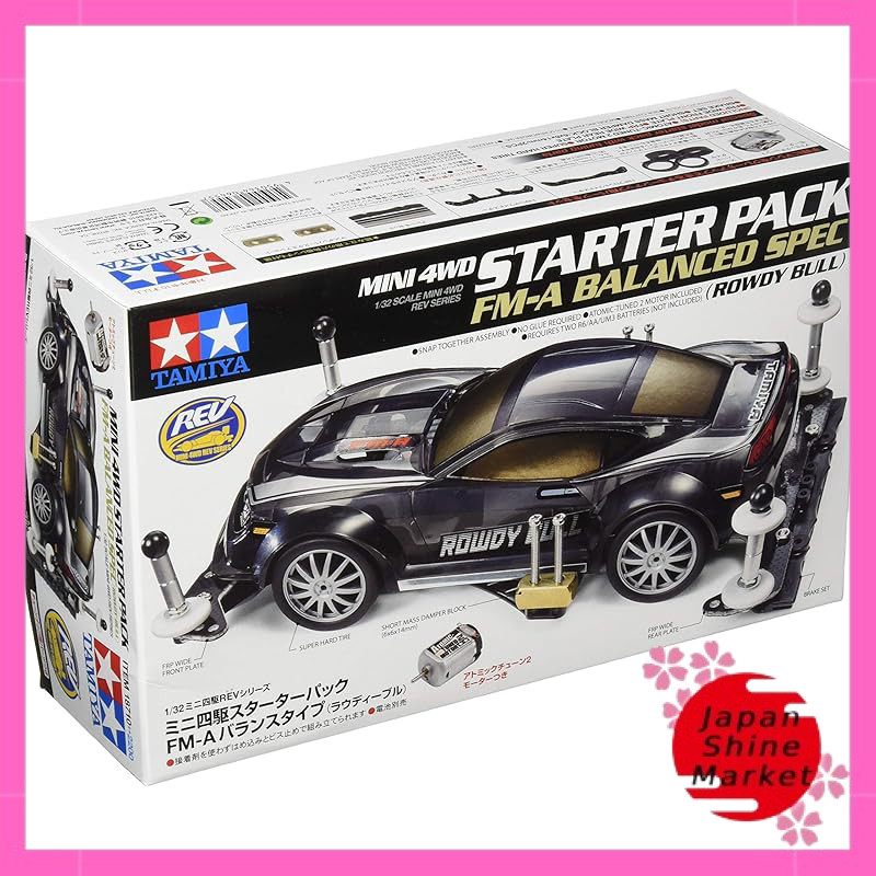 Tamiya Mini 4WD REV Series No. 10 Starter Pack FM-A Balance Type (Roudy ...