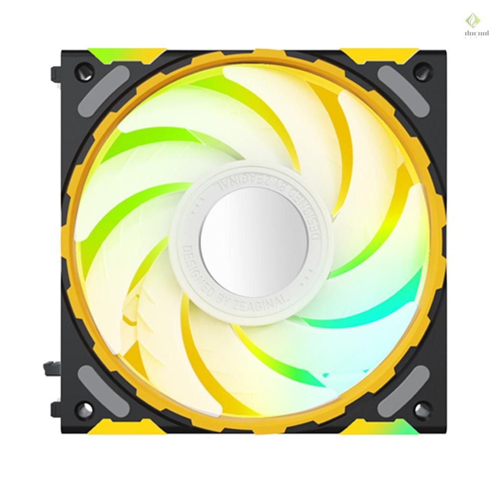 Yeston Computer Case Cooling Fan 120mm ARGB Computer CPU Cooler with ...