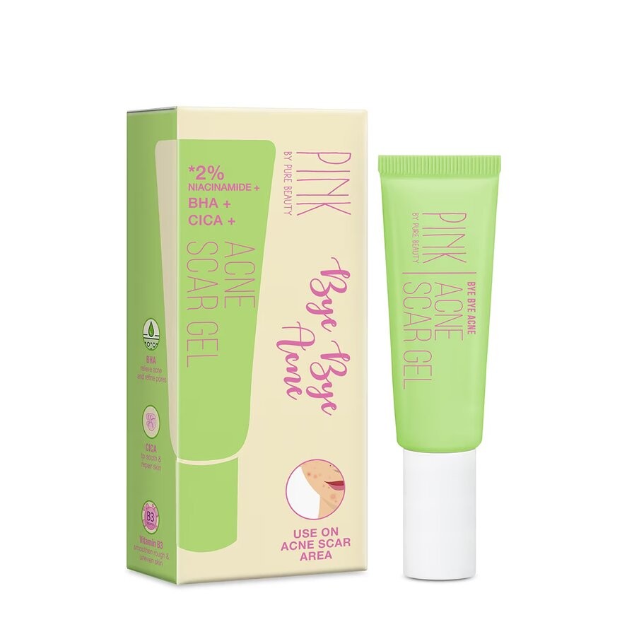 PINK BY PURE BEAUTY Bye Bye Acne Scar Spot Gel 18G | Shopee Malaysia