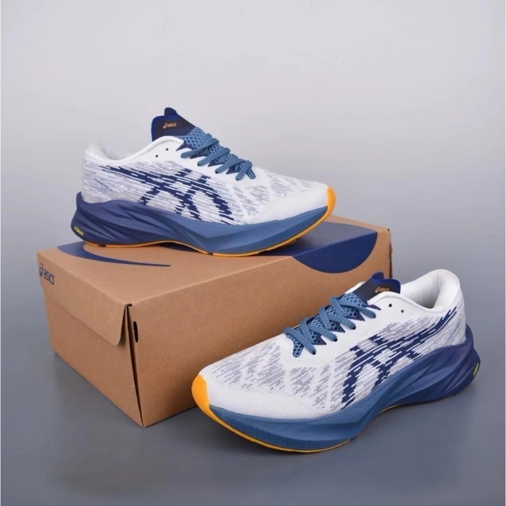 Kasut lari lapang papan karbon kejutan bahan kain Asics Novablast asli ...