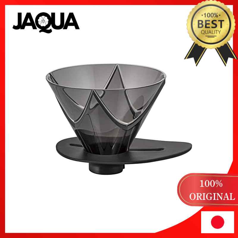HARIO V60 One-Time Extraction Dripper MUGEN Coffee Dripper for 1-2 Cups Transparent Black Made ...