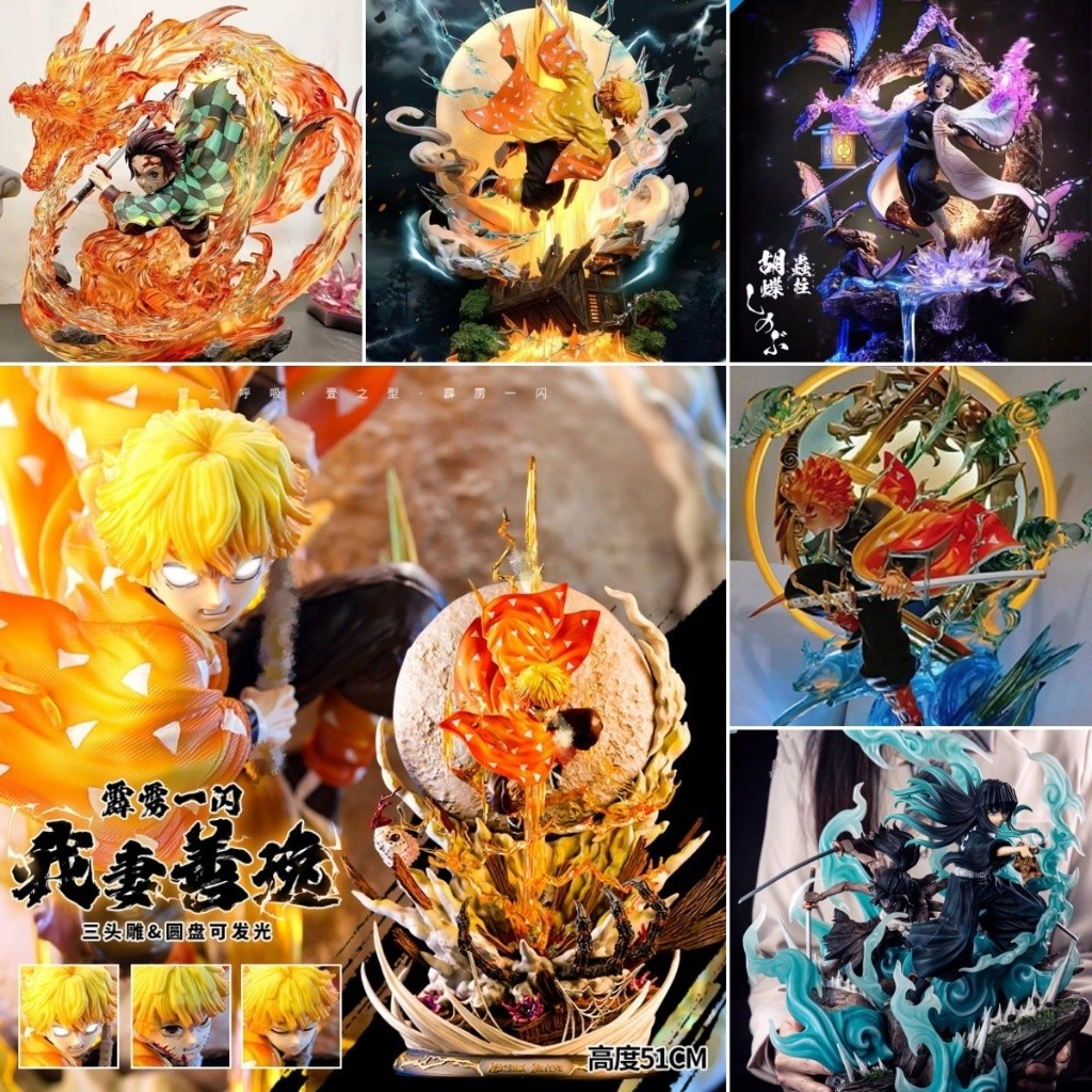 Mystery Box Blind Box Demon Slayer Figure Tengen Enmu Akaza Rui Figure ...
