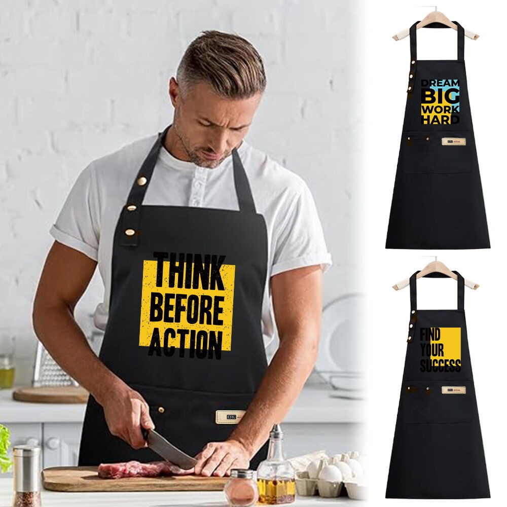 Barbecue oil-proof apron Easy to carry Aesthetically pleasing Standard ...