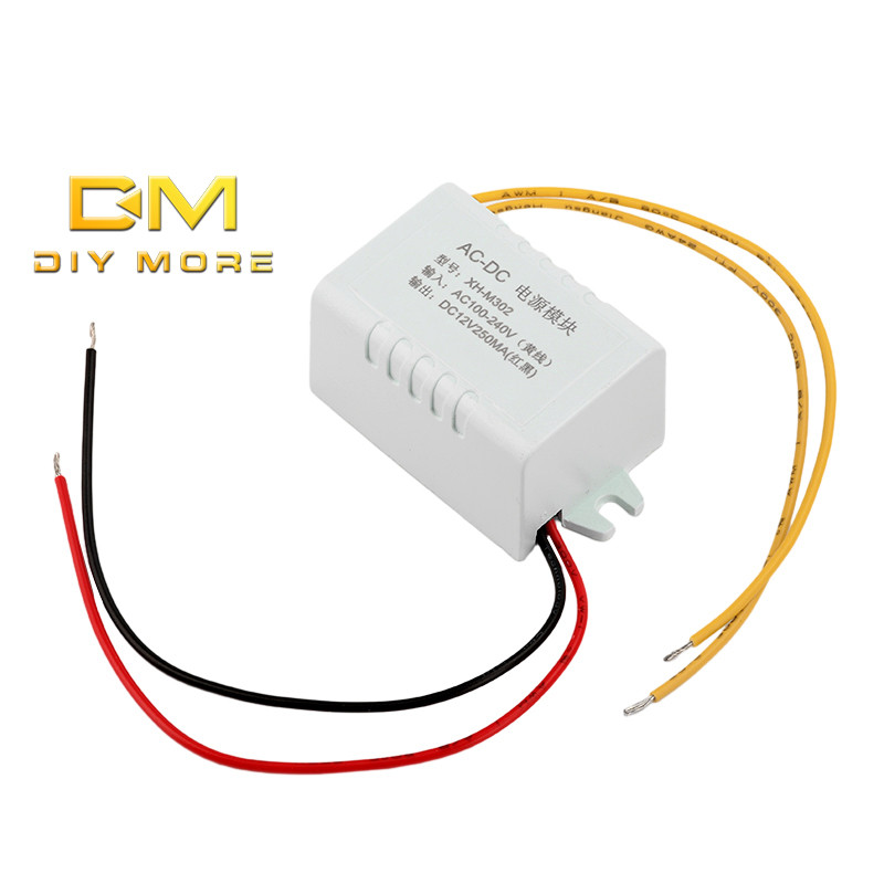 Diymore AC-DC Power Module XH-M302 Small 12V3W Switching Power Module Input AC110-220V Output ...