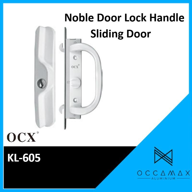 OCX Sliding Door Lock Handle with Thumbturn With Key KL-605 Noble ...