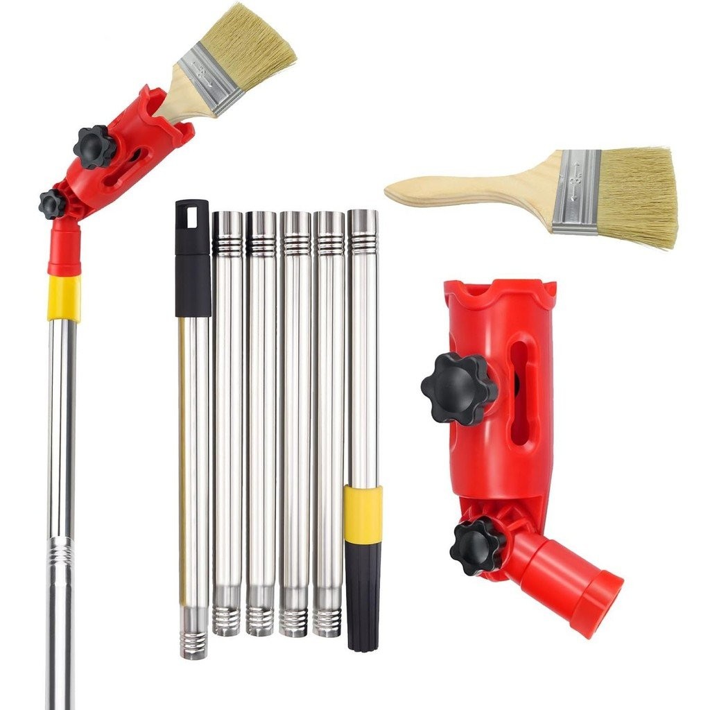 [Easy Painting] Roller Bristle Brush Universal Clamp Paint Brush ...