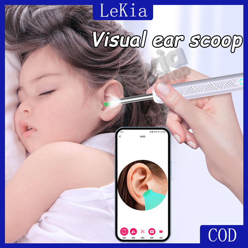 Smart Visual Earpick with Camera – Otoscope Earwax Remover for Baby ...