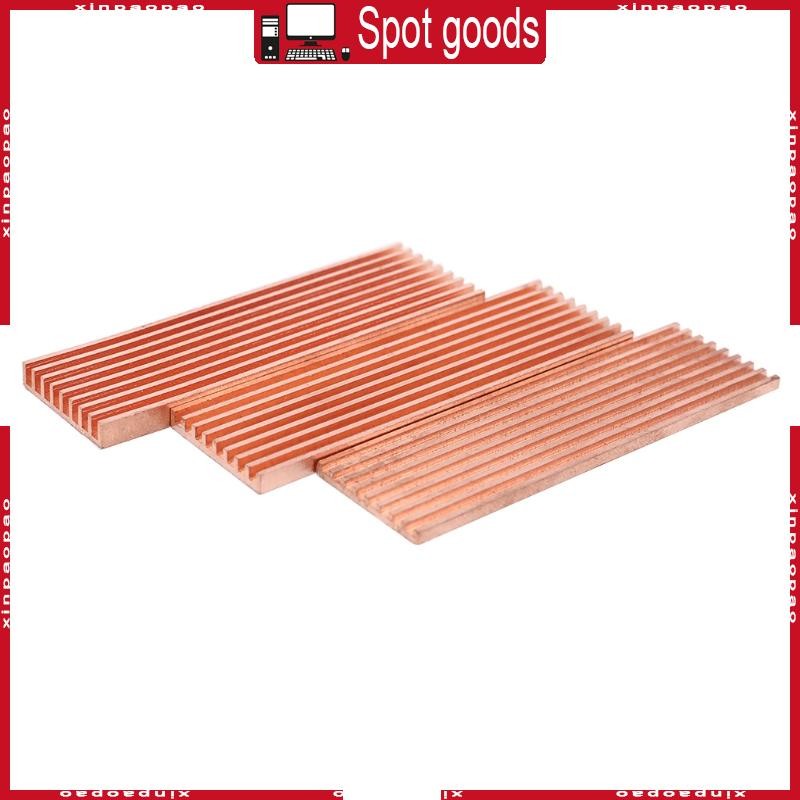 XI Pure Copper Heatsink Cooler Heat Sink Thermal Conductive Adhesive ...