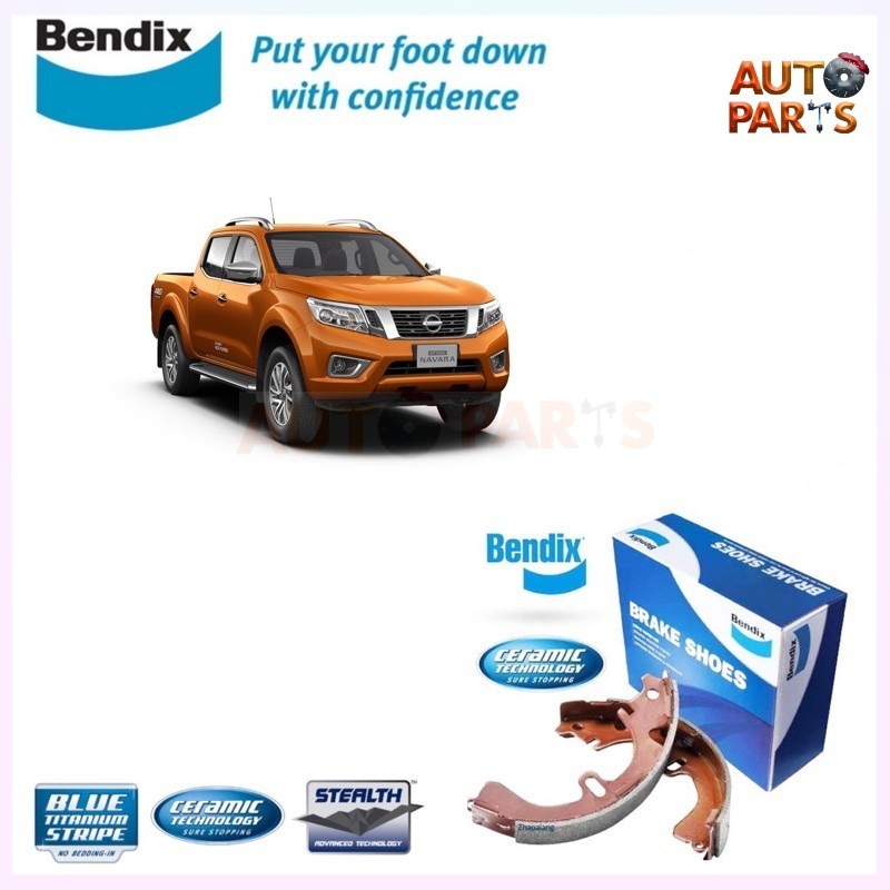 Bendix D3413 Rear Brake Shoe - Nissan Navara NP300 | Shopee Malaysia