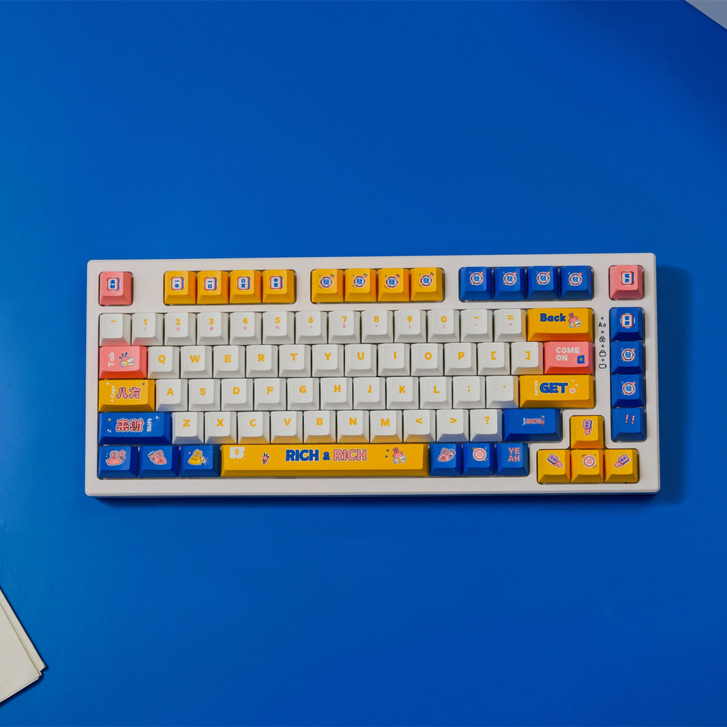 150KEYS Bafang Laicai keycaps Cherry Profile PBT Dye-subbed Keycaps For ...